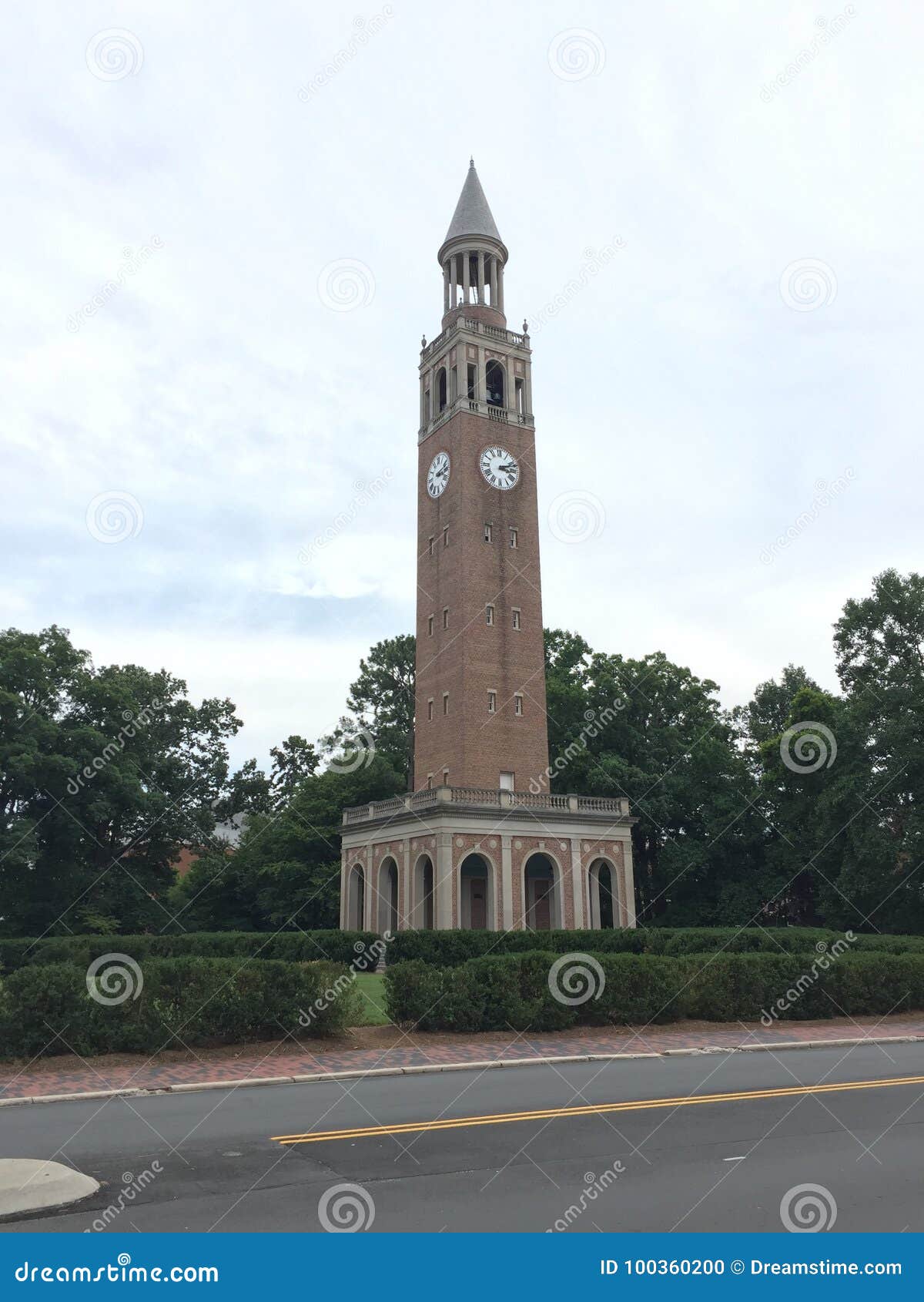 Clock tower stock photo. Image of environment, chapell - 100360200