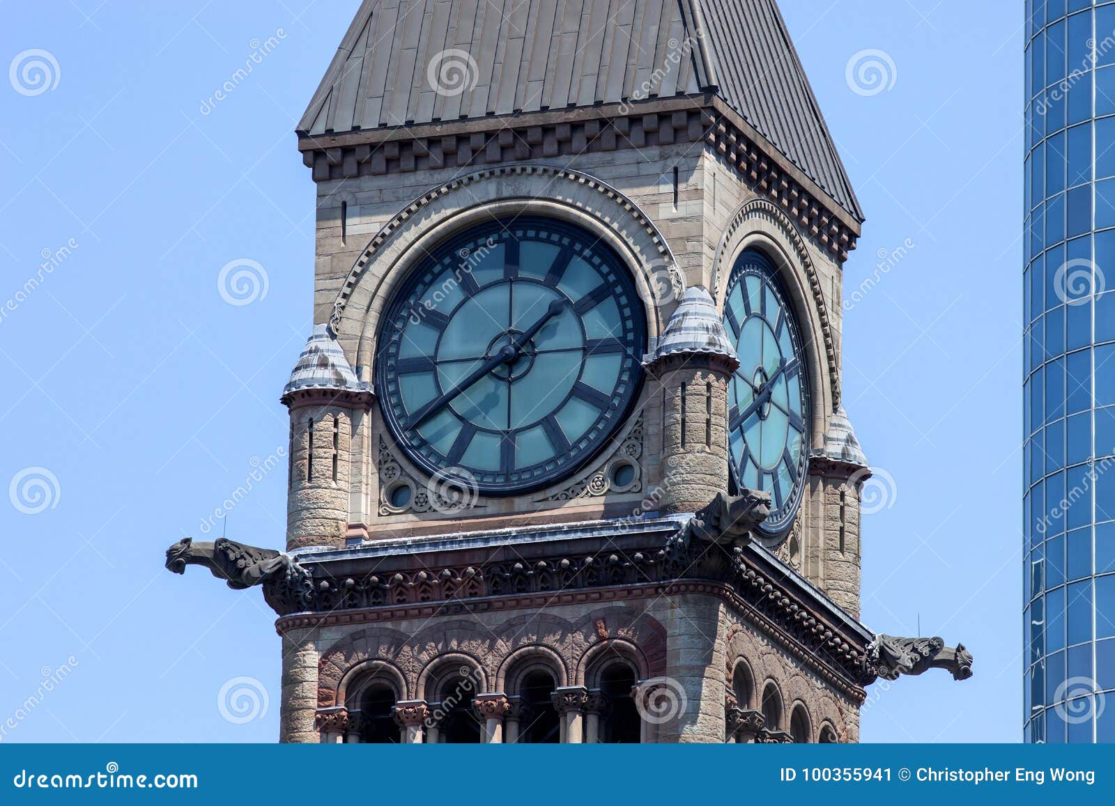 The Clock Tower stock image. Image of ontario, county - 100355941