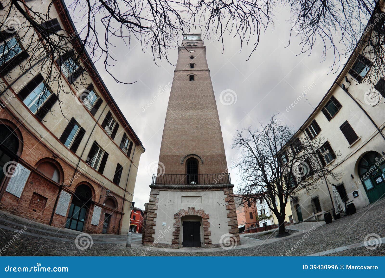 The Clock Tower in Forli stock photo. Image of tower - 39430996