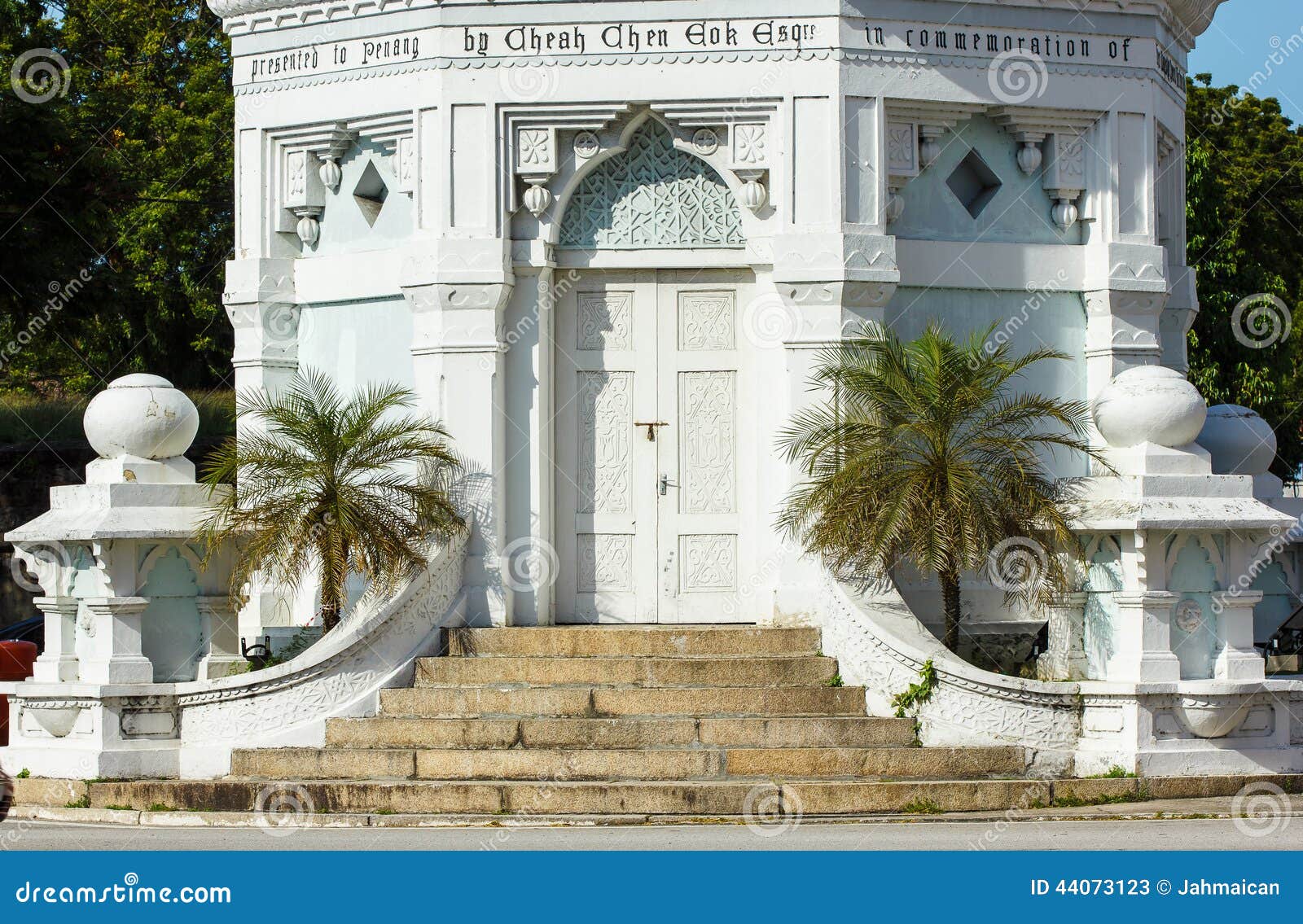 Clock tower in Georgetown stock image. Image of clock - 44073123