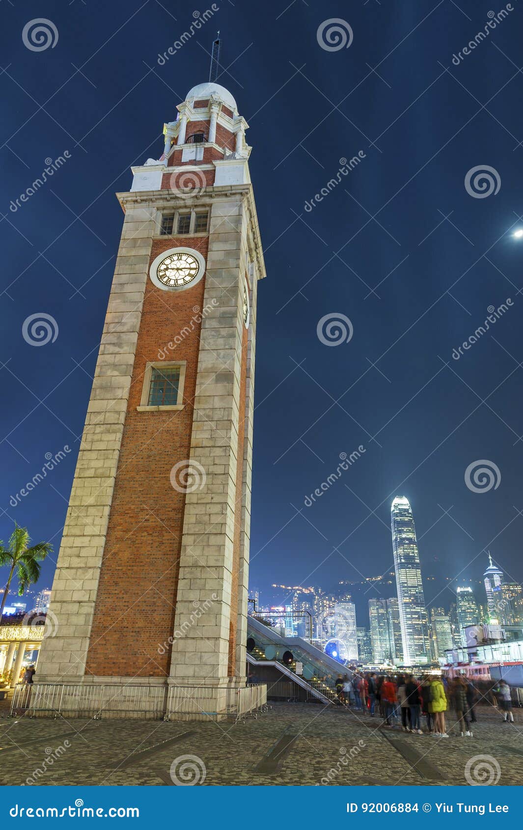 Clock Tower of Hong Kong City Stock Photo - Image of classic, clock ...