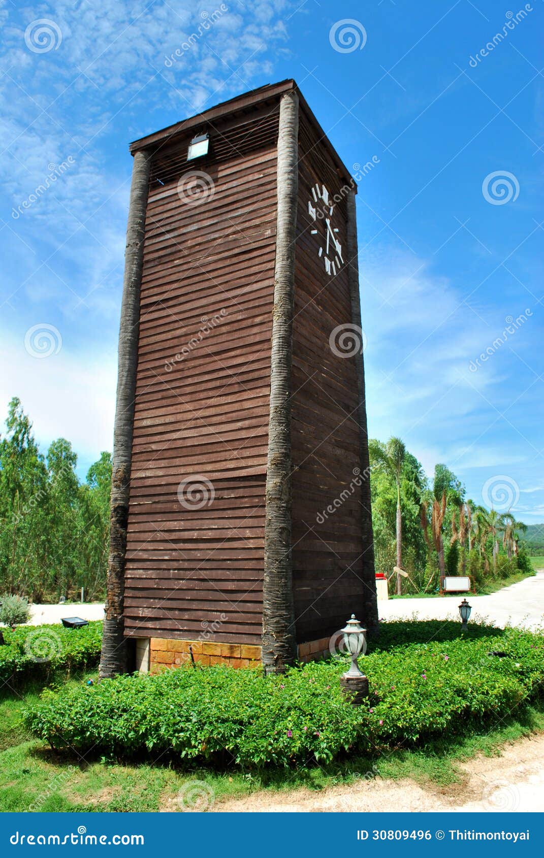 Clock tower stock photo. Image of location, huahin, tourism - 30809496