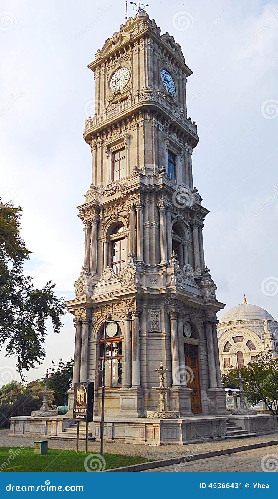 Clock Tower Of Istanbul Royalty-Free Stock Photography | CartoonDealer ...