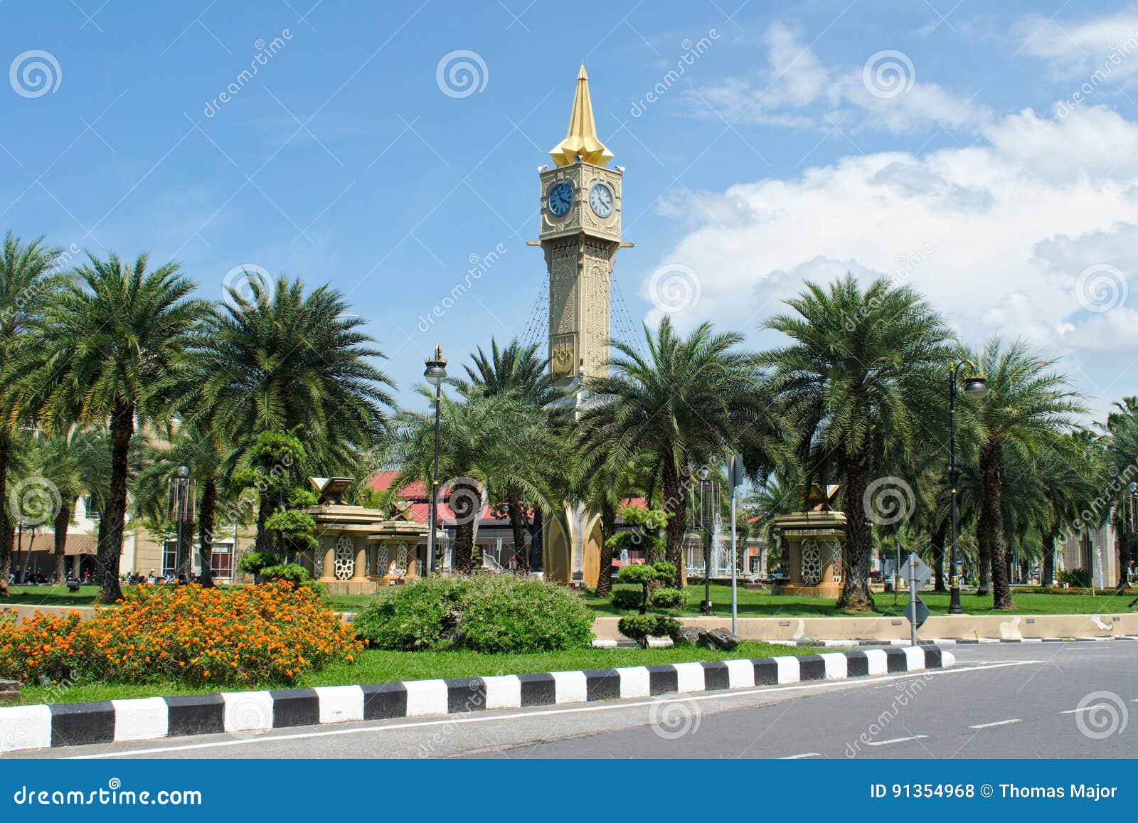 The Clock Tower stock photo. Image of kelantan, landmark - 91354968