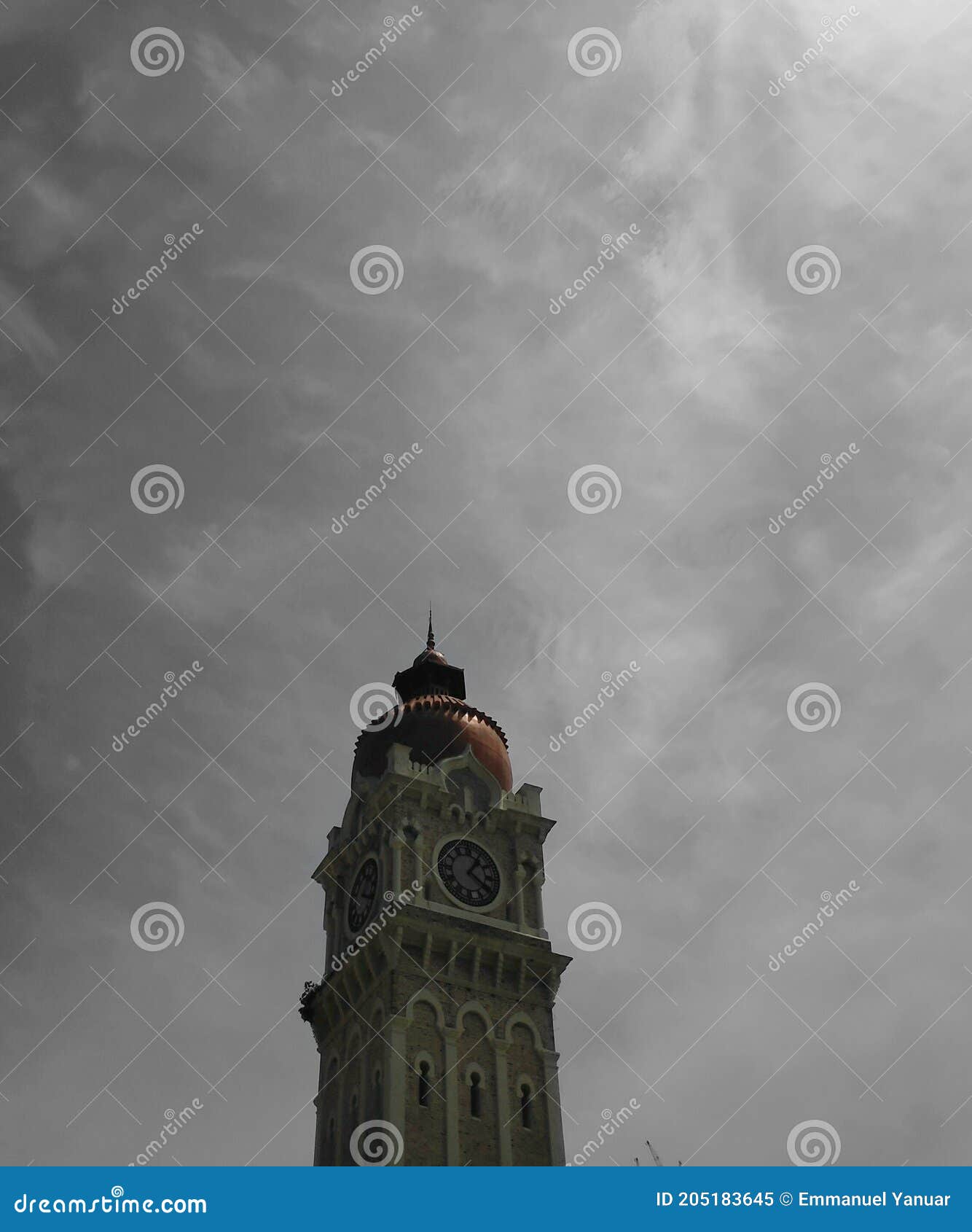 Clock Tower at Kuala Lumpur Stock Image - Image of building, spire ...