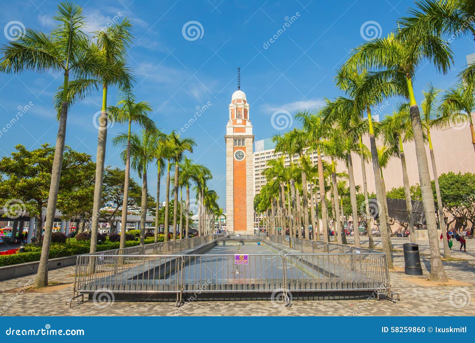 The Clock Tower Landmark of Hong Kong Stock Photo - Image of tsim ...