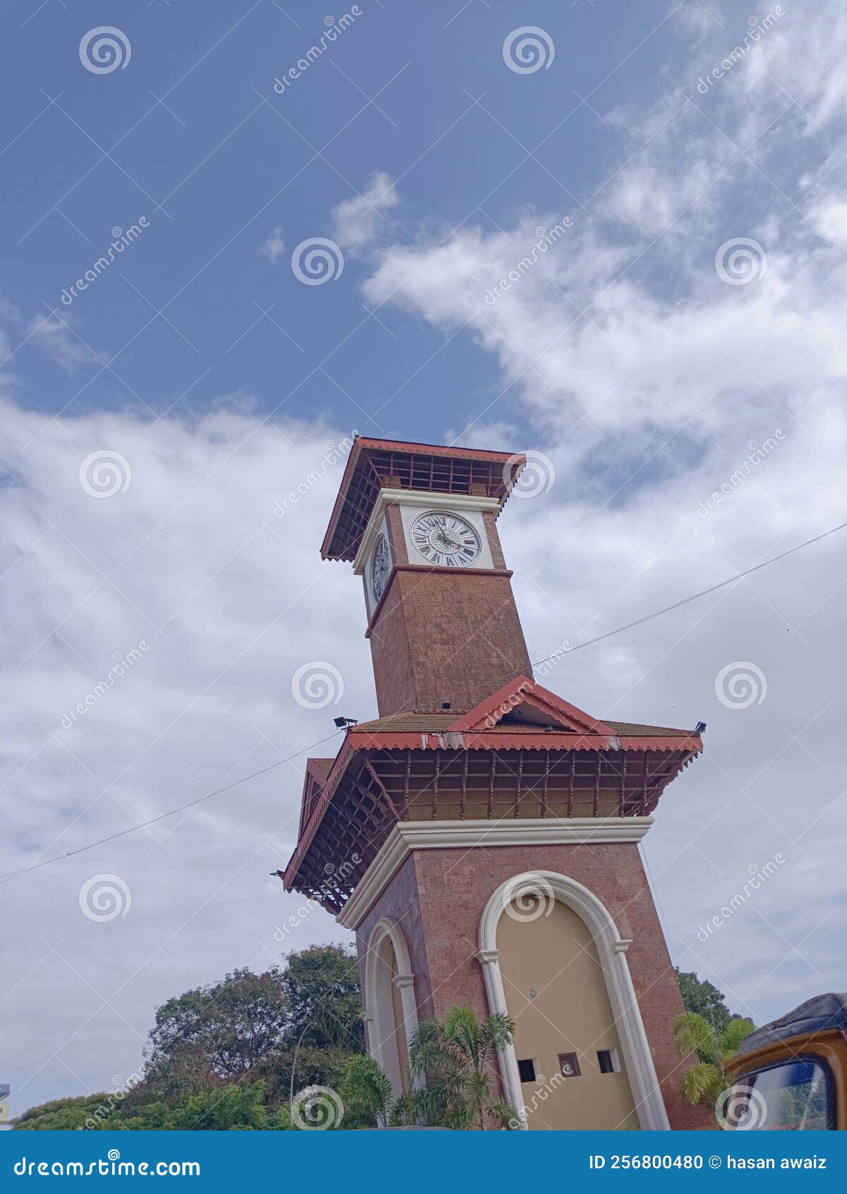 Clock Tower Mangalore Hampankatte Stock Photo - Image of mangalore ...