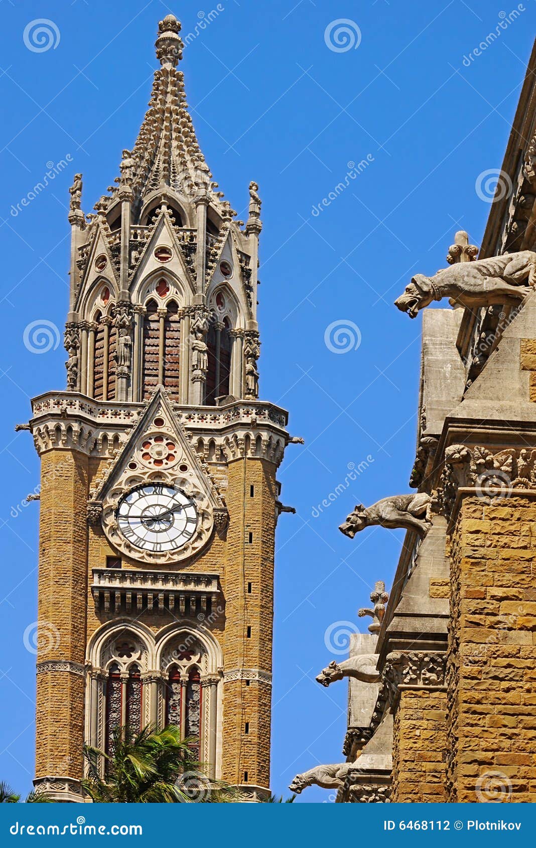 Clock Tower. Mumbai University Stock Photo - Image of watch, tower: 6468112