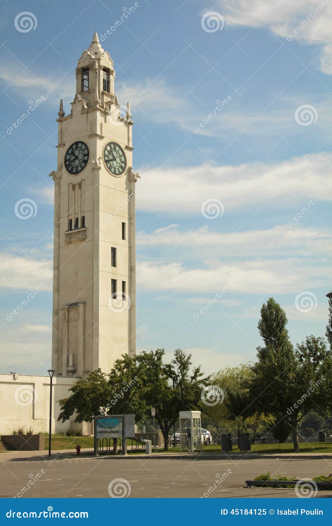 Clock tower stock image. Image of tourism, montreal, memorial - 45184125