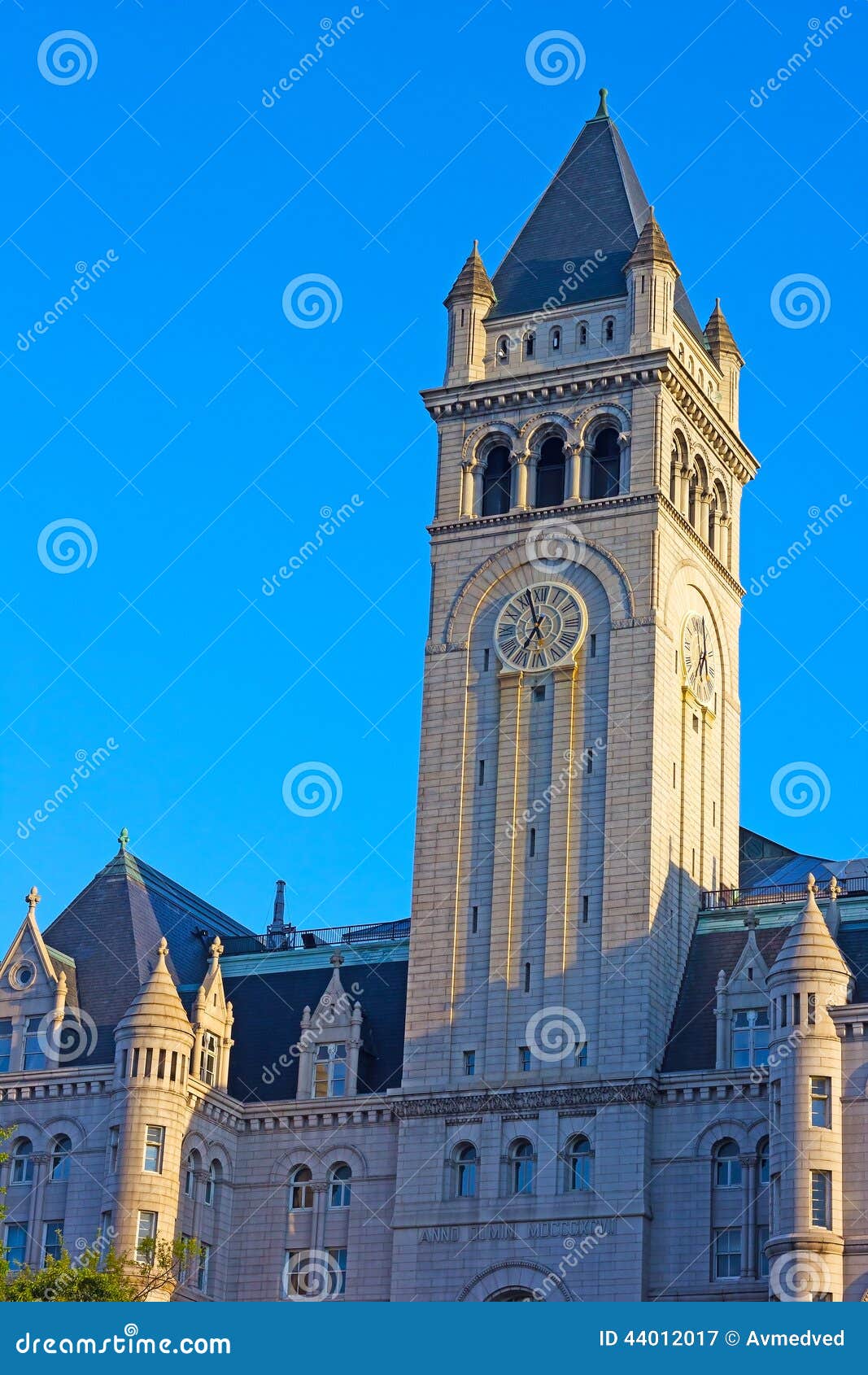 Clock Tower of the Old Post Office Building, Washington DC before ...