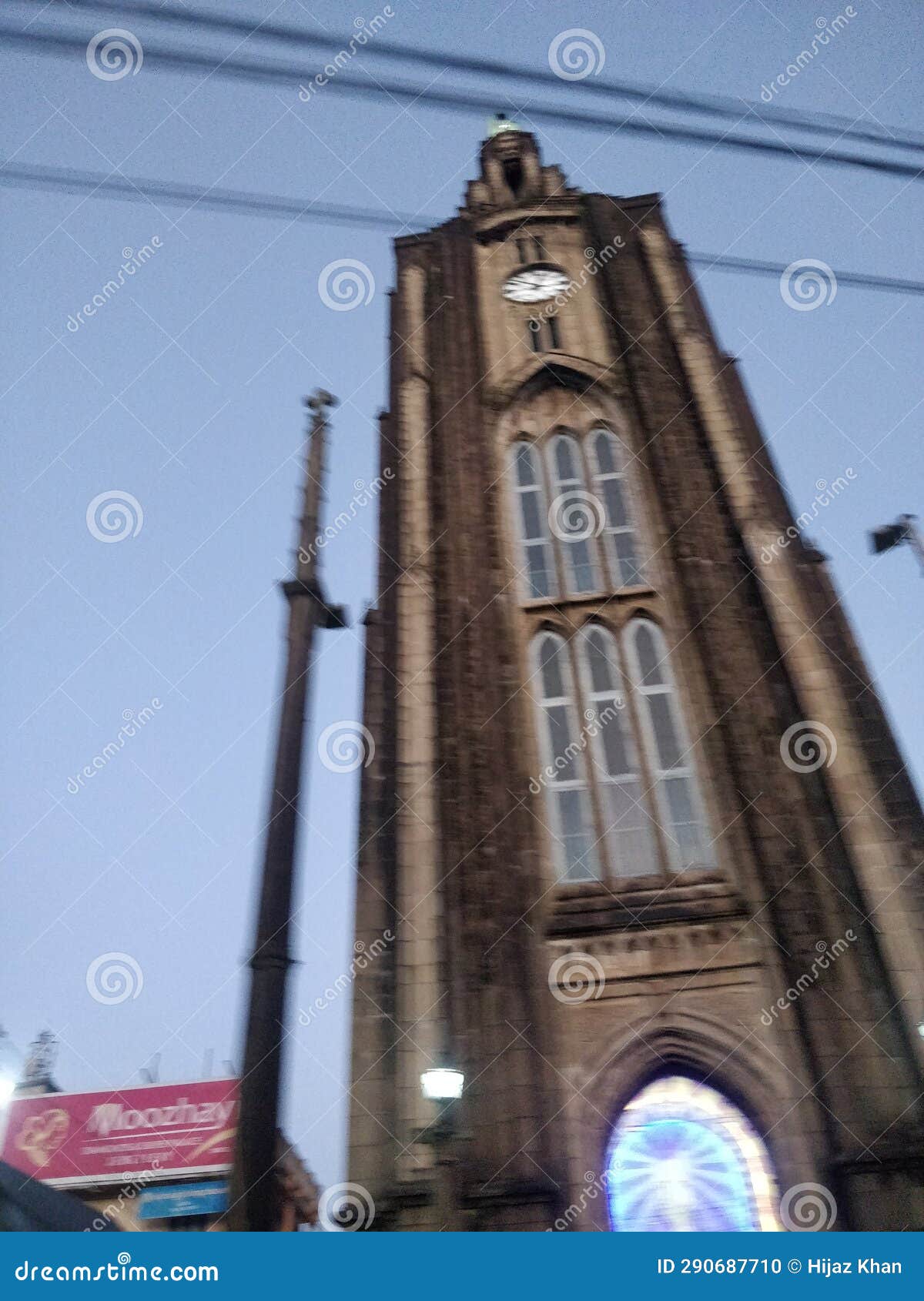 Clock Tower in Pala Kerala India Stock Photo - Image of india, pala ...