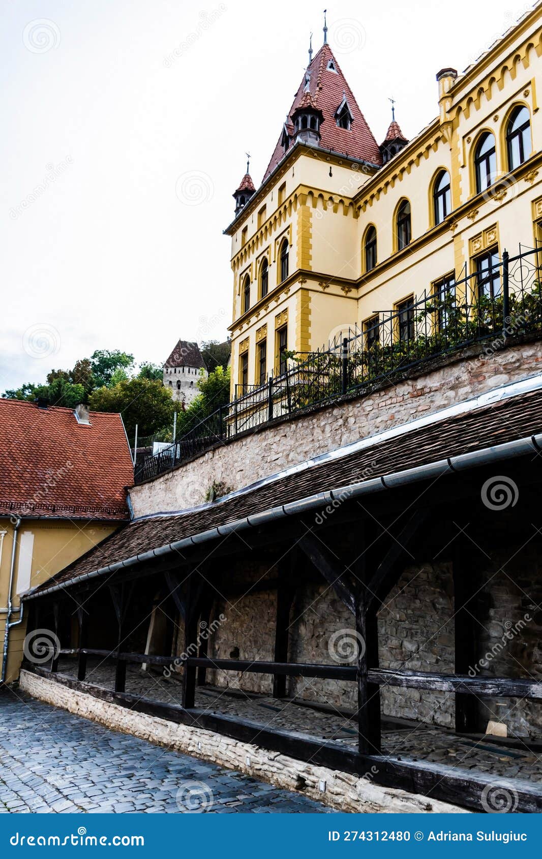 The Clock Tower Passage or the Old Ladies Passage Stock Photo - Image ...