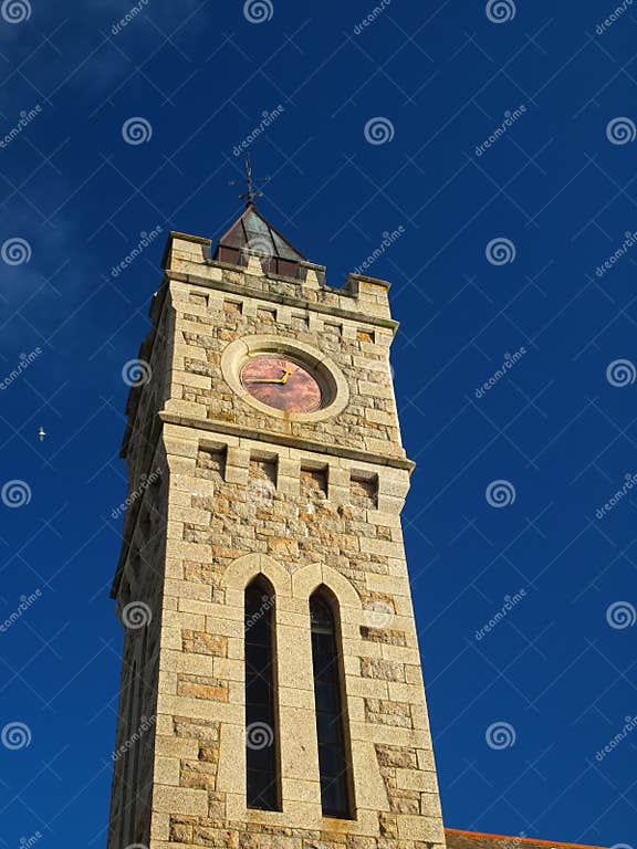 Clock Tower Porthleven stock photo. Image of cornwall - 27835522