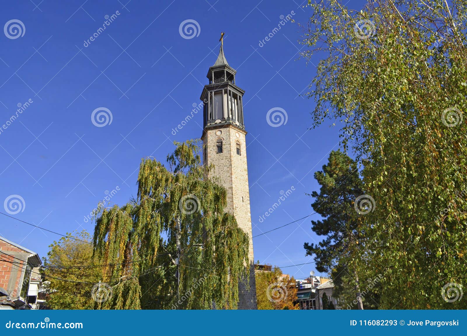 Clock Tower in Prilep, Macedonia Stock Image - Image of architecture ...