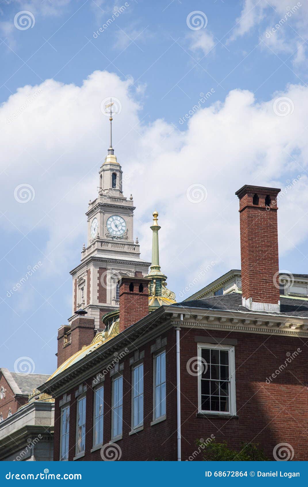 Clock Tower of Providence County Courthouse Stock Photo - Image of ...