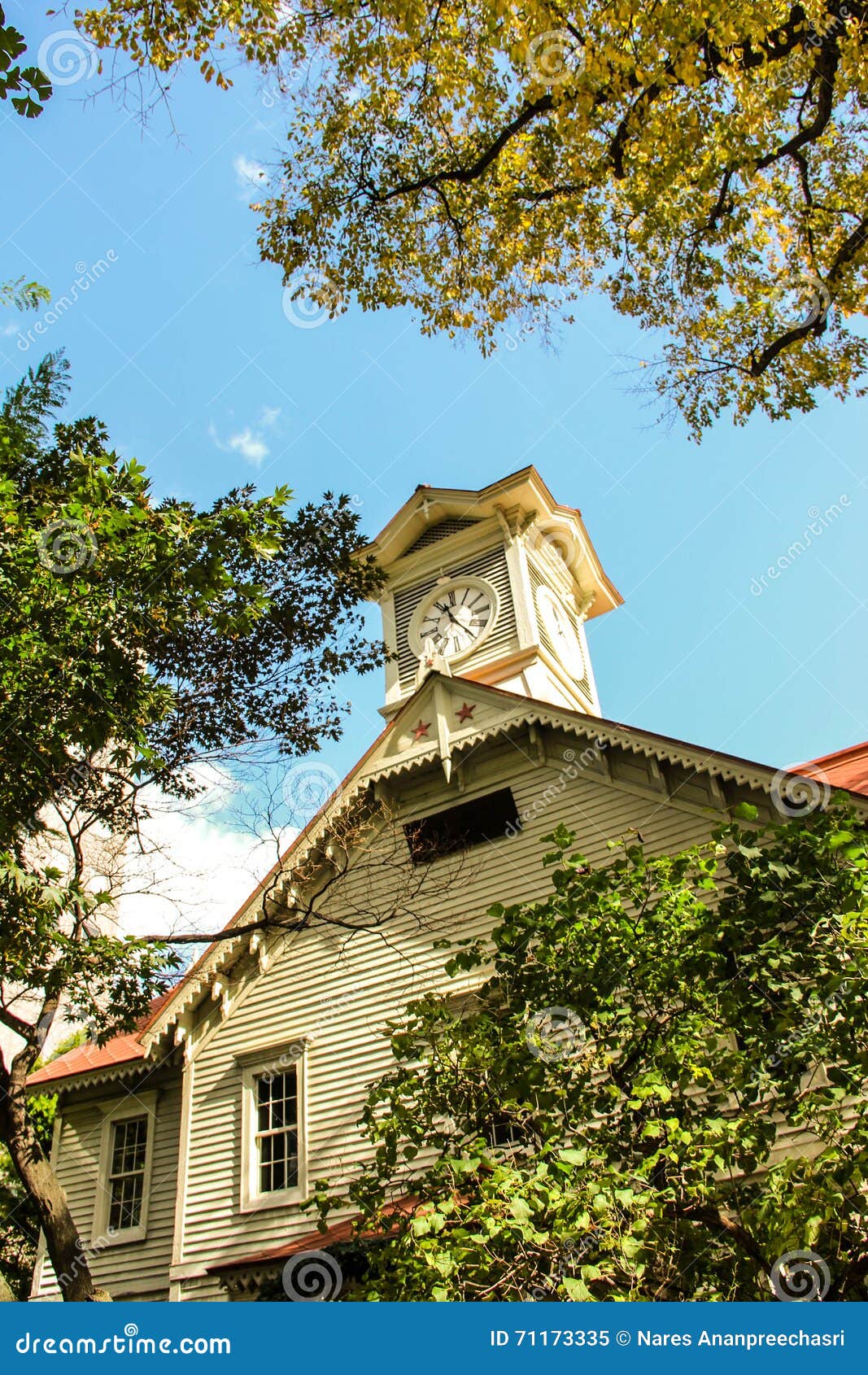 Clock Tower stock image. Image of landmark, buildings - 71173335