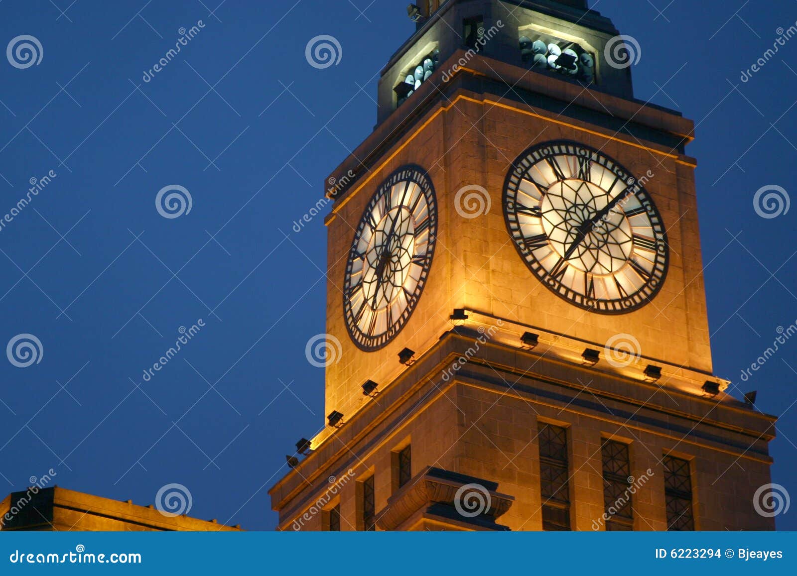 Clock tower Shanghai stock photo. Image of bund, classic - 6223294