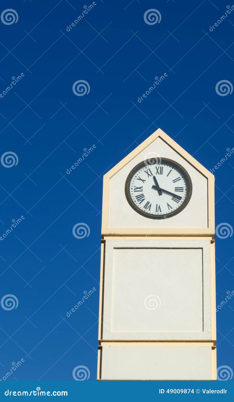 Clock tower stock photo. Image of architecture, blue - 49009874