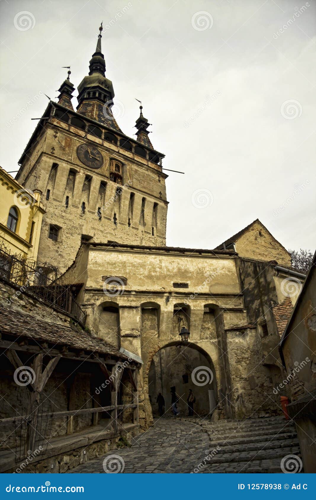 Clock Tower, Sighisoara, Romania Stock Photo - Image of transylvania ...