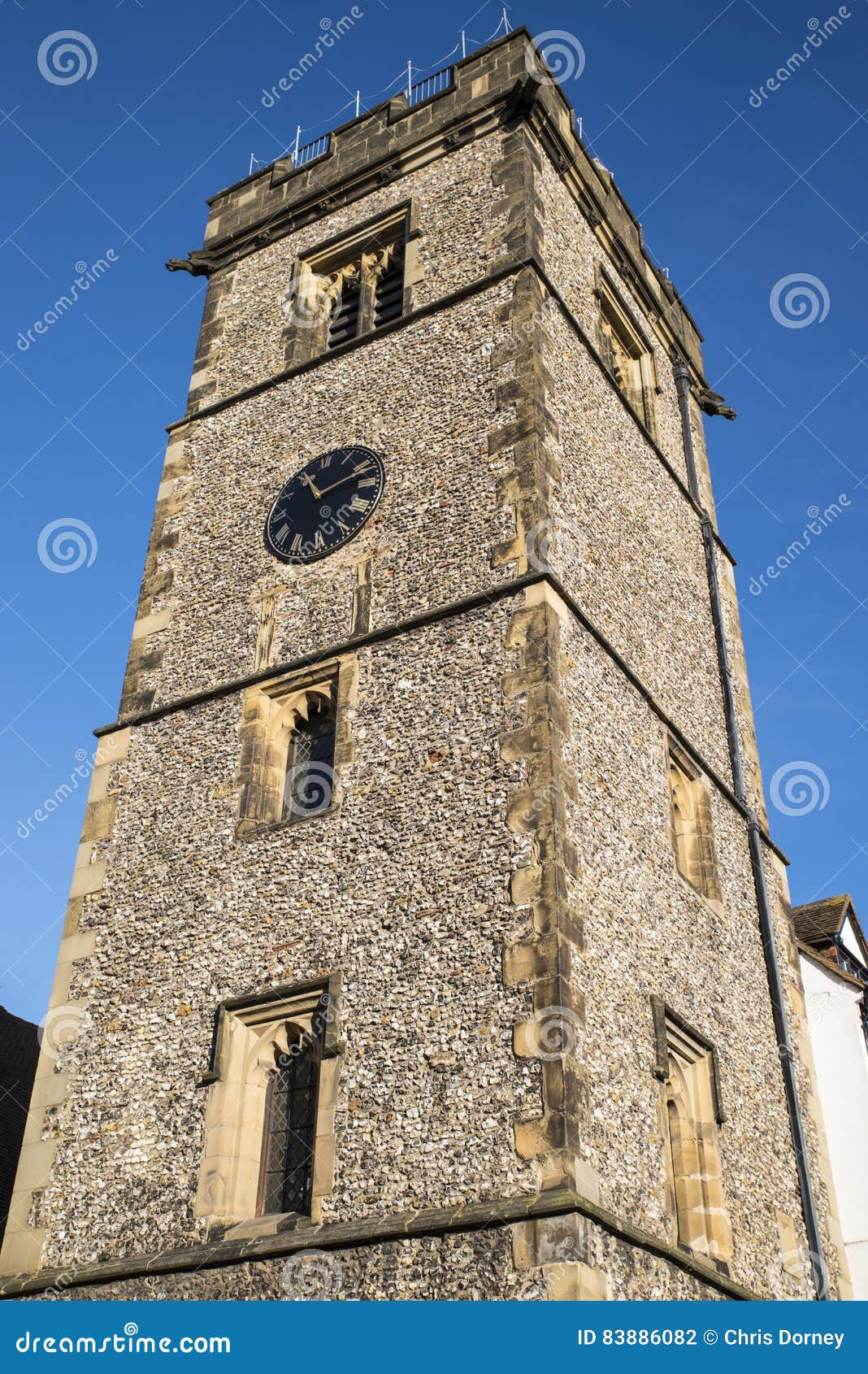 The Clock Tower in St. Albans Stock Photo - Image of exterior, heritage ...