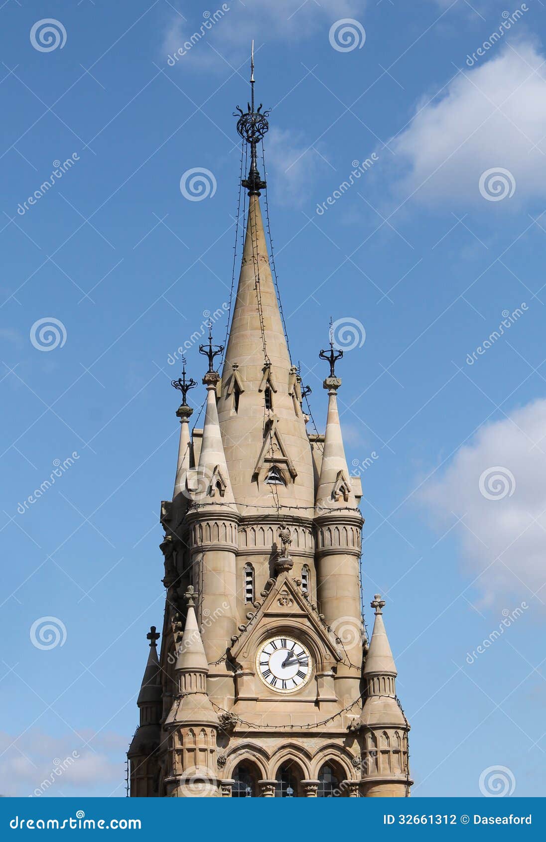 Clock Tower. stock photo. Image of building, build, landmark - 32661312