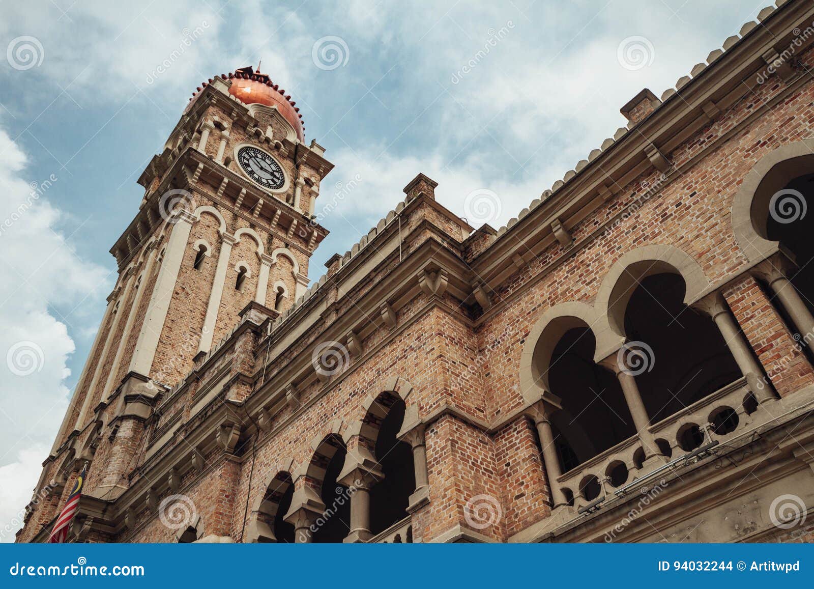 Clock Tower of Sultan Abdul Samad Building in Kuala Lumpur, Malaysia ...