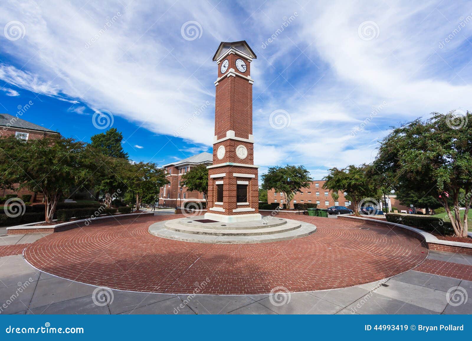 Clock Tower at WSSU editorial stock image. Image of winston - 44993419