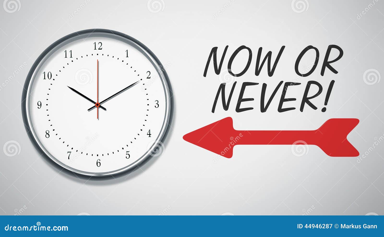 Clock at the wall stock illustration. Illustration of clock - 44946287