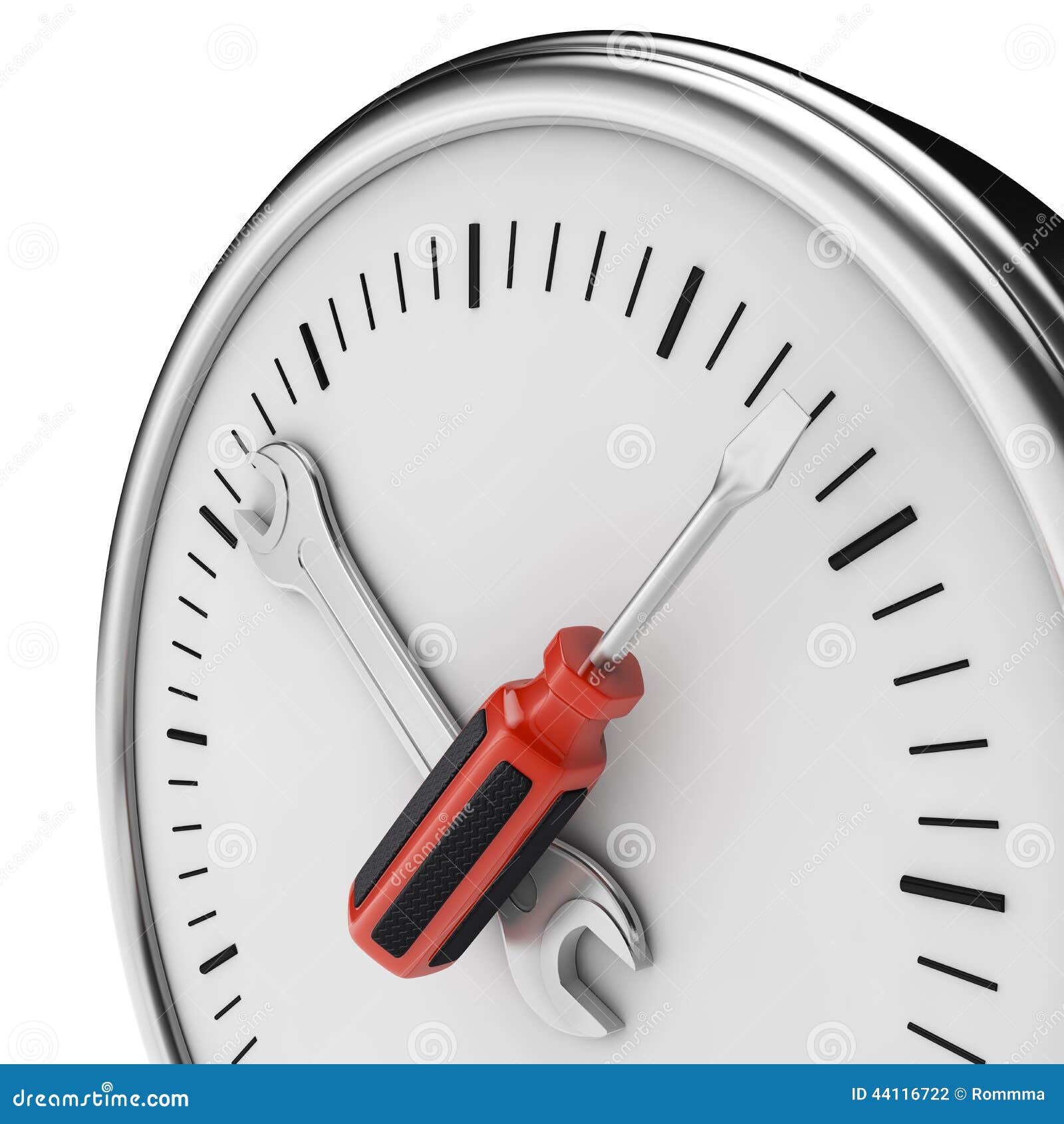 Clock stock illustration. Illustration of assistance - 44116722