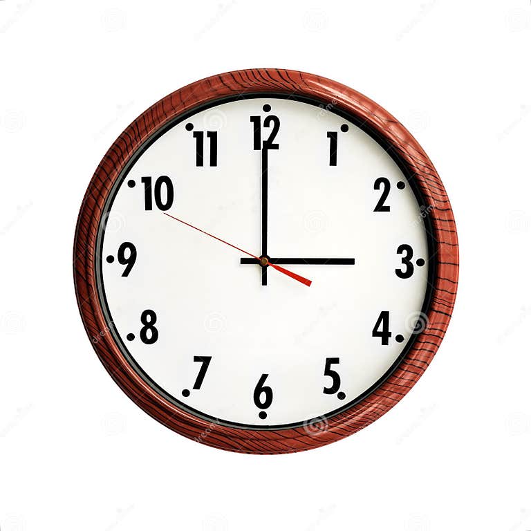 Clock wood grain frame stock photo. Image of separate - 22116046