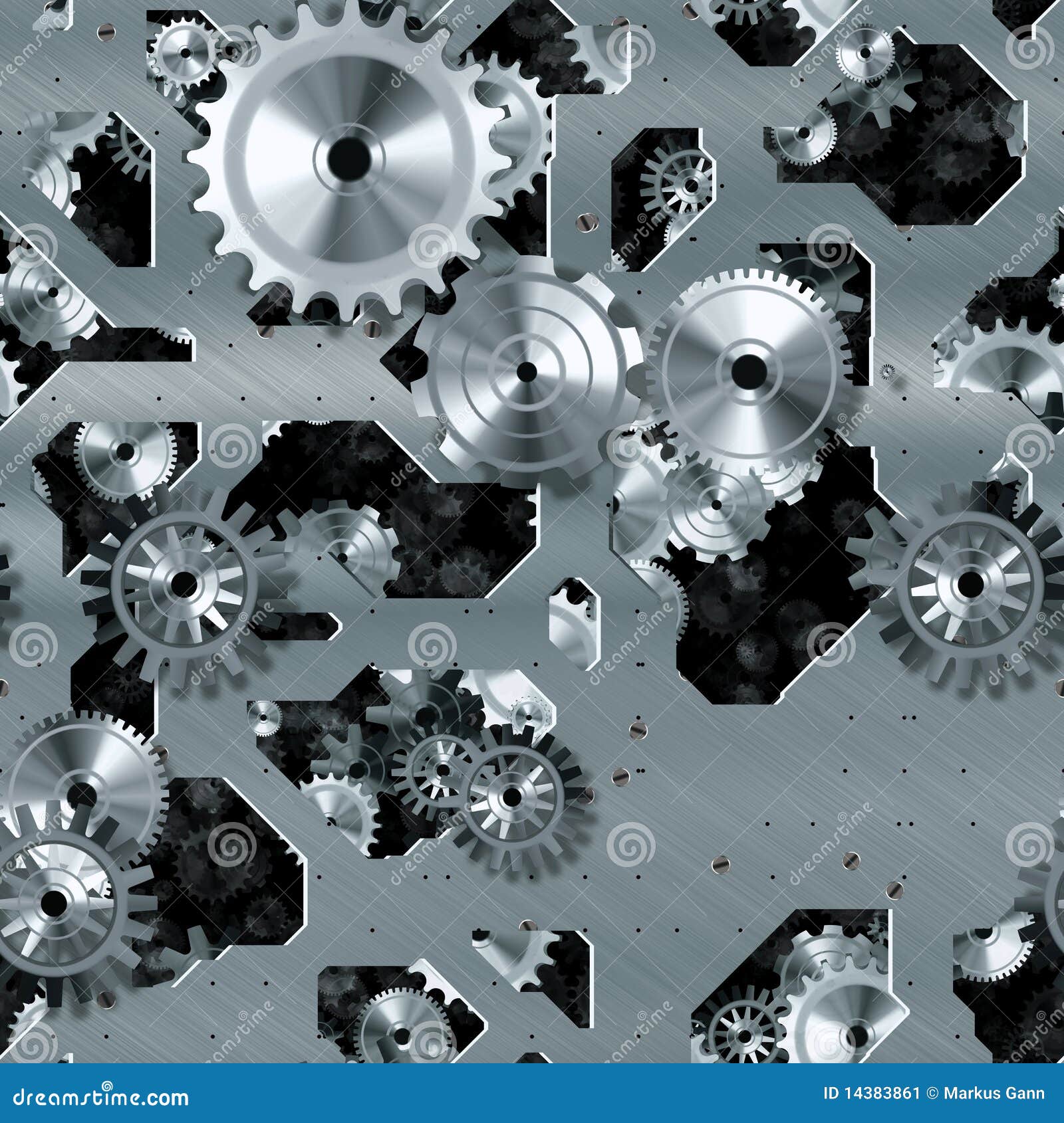 Clock work stock illustration. Illustration of mechanical - 14383861