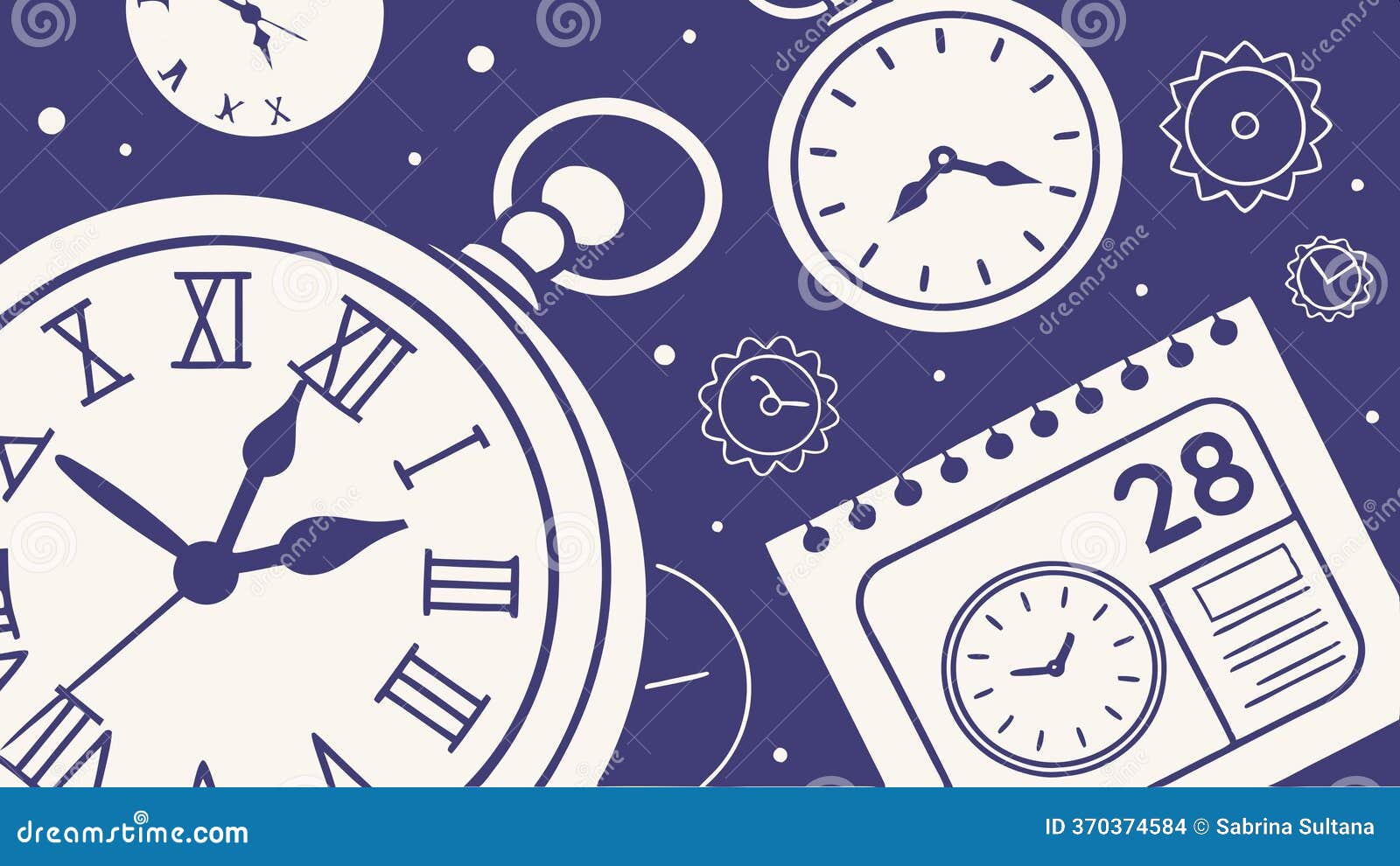 Calendar With Deadlines Icon In Different Style Vector Illustration ...