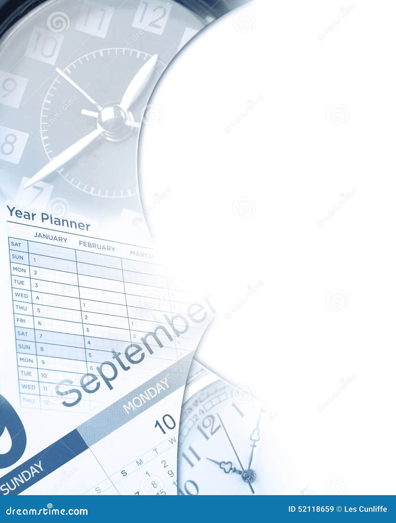 Clocks and calendars stock image. Image of closeup, date - 52118659