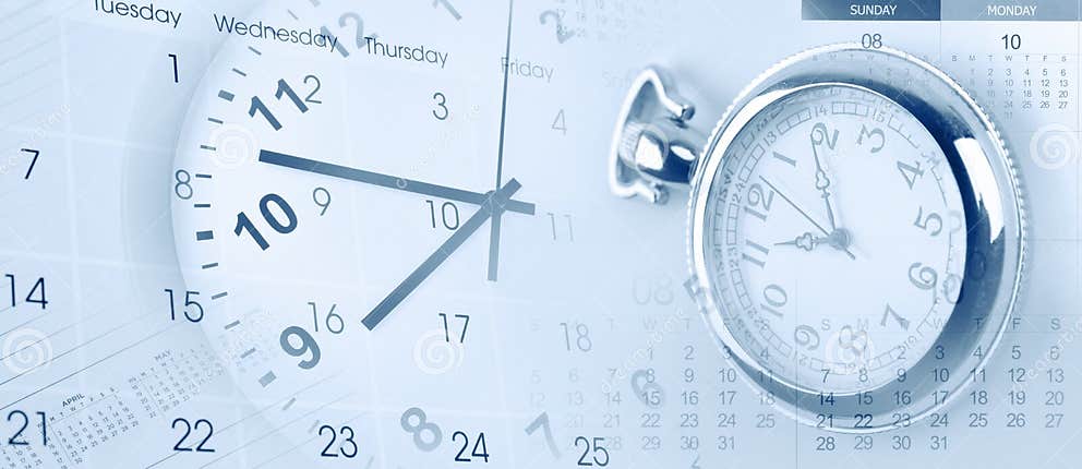 Clocks and calendars stock image. Image of measurement - 266139171