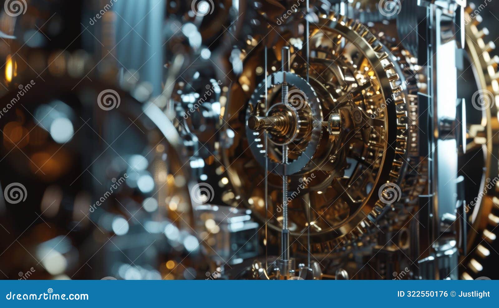 The Clocks Pendulum Swings Back and Forth Representing the Constant ...