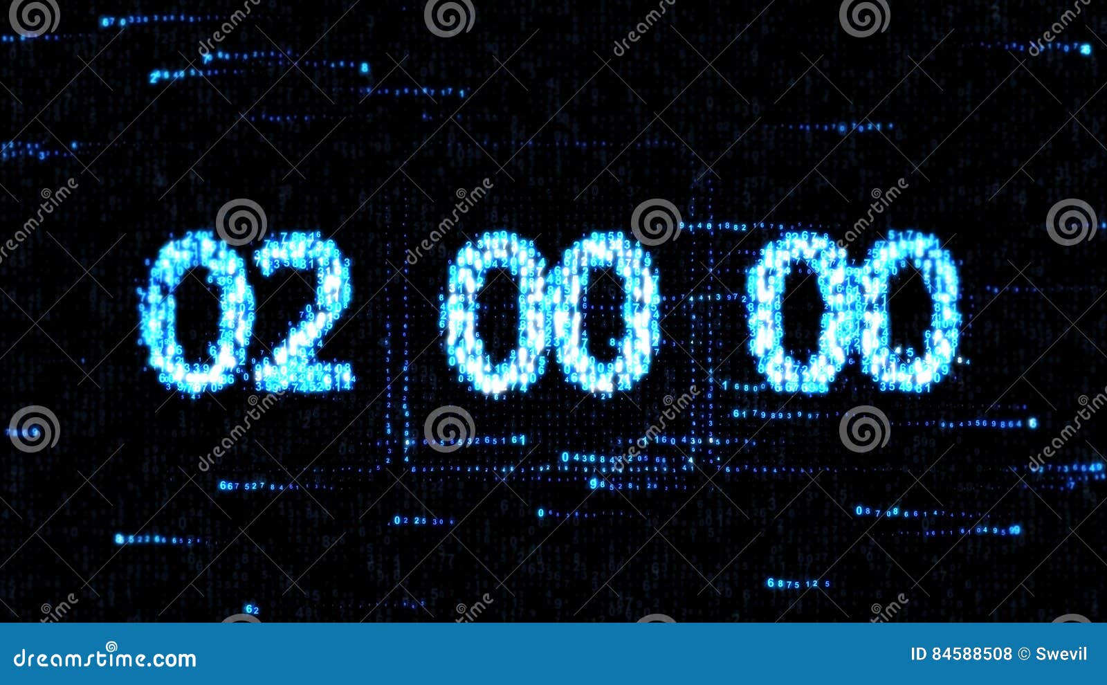 Clocks are Set at 02:00 Starting a New Countdown. the Countdown on the ...