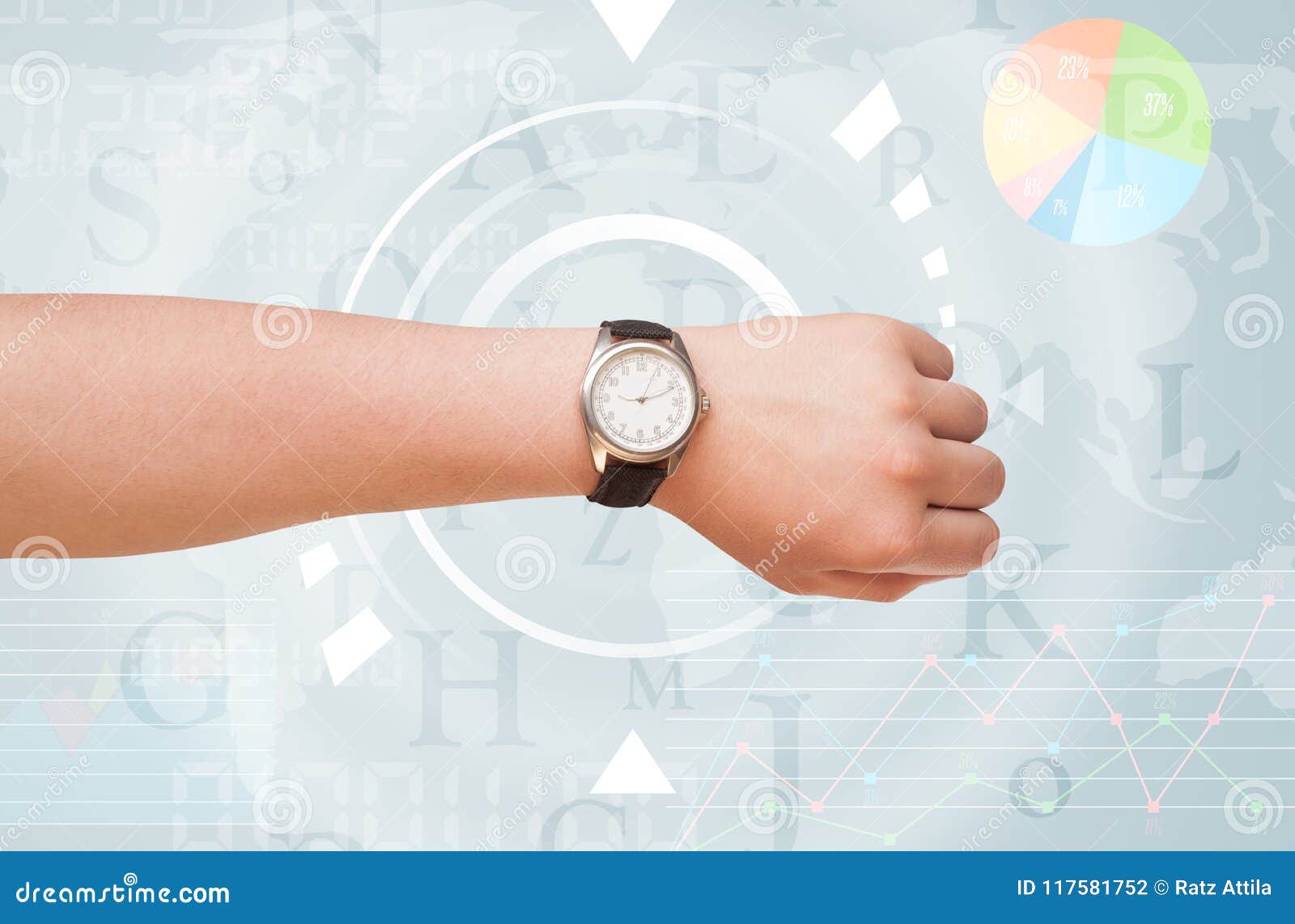 Clocks with World Time and Finance Business Concept Stock Photo - Image ...