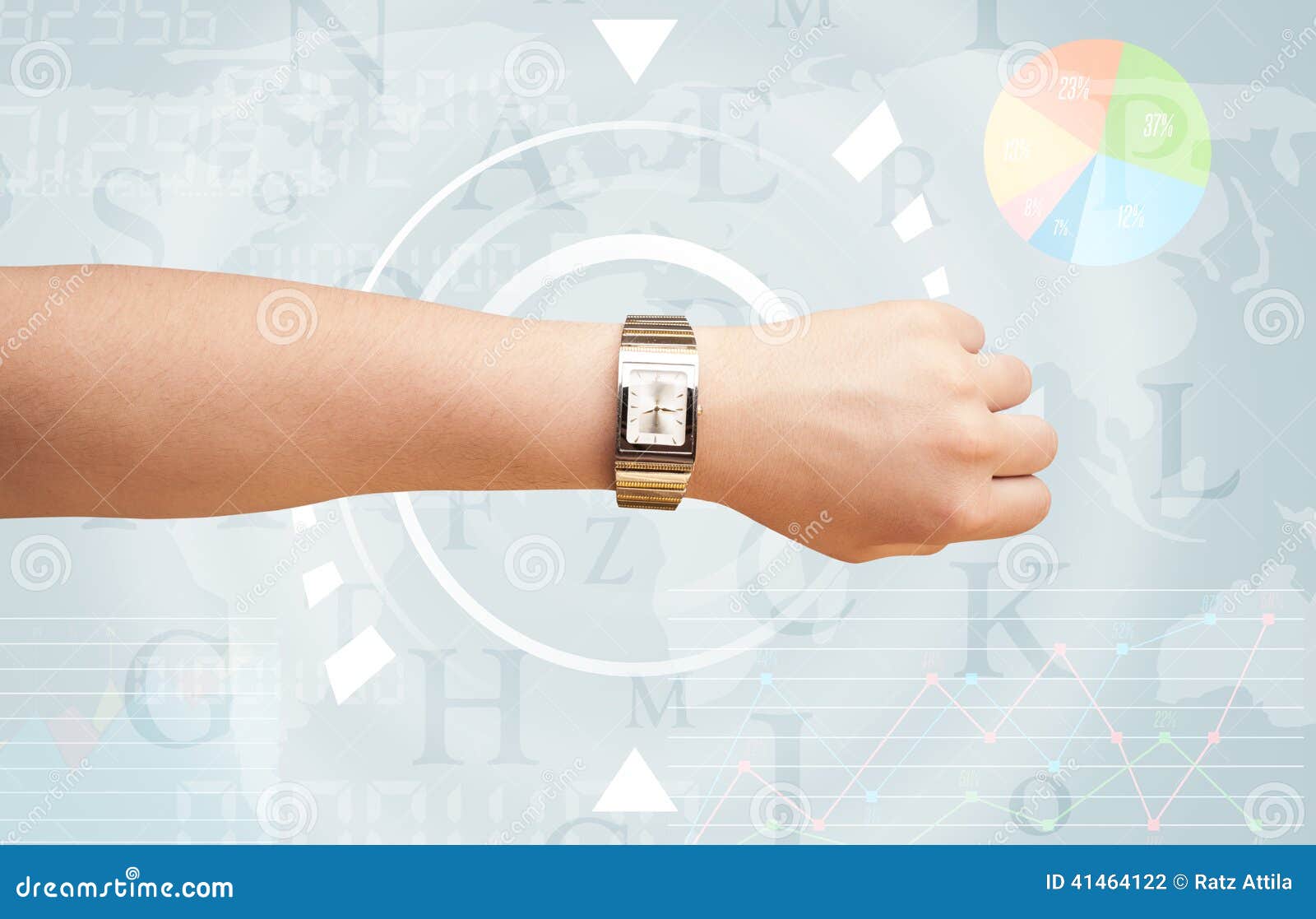 Clocks with World Time and Finance Business Concept Stock Photo - Image ...