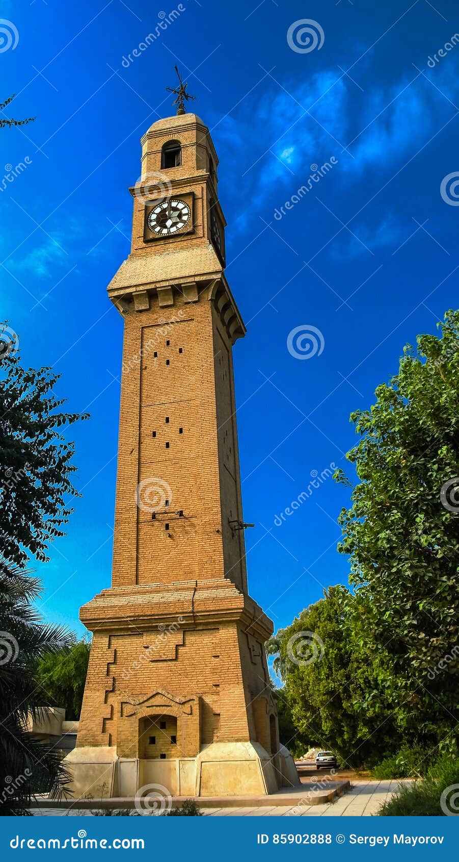 Clocktower Bagdad Irak D'horloge D'Al-Qashla Photo stock - Image du ...