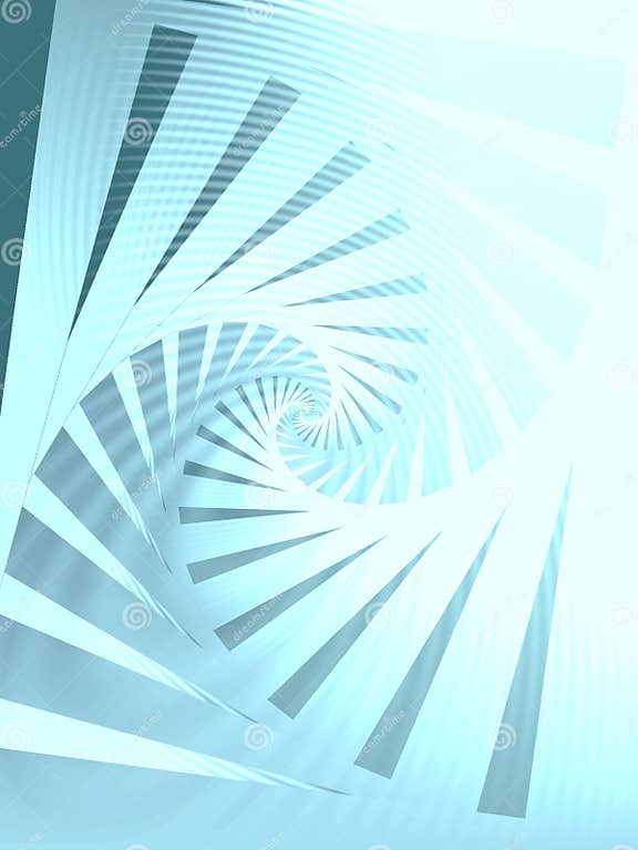 Clockwise Spiral Pattern Blue Stock Illustration - Illustration of ...