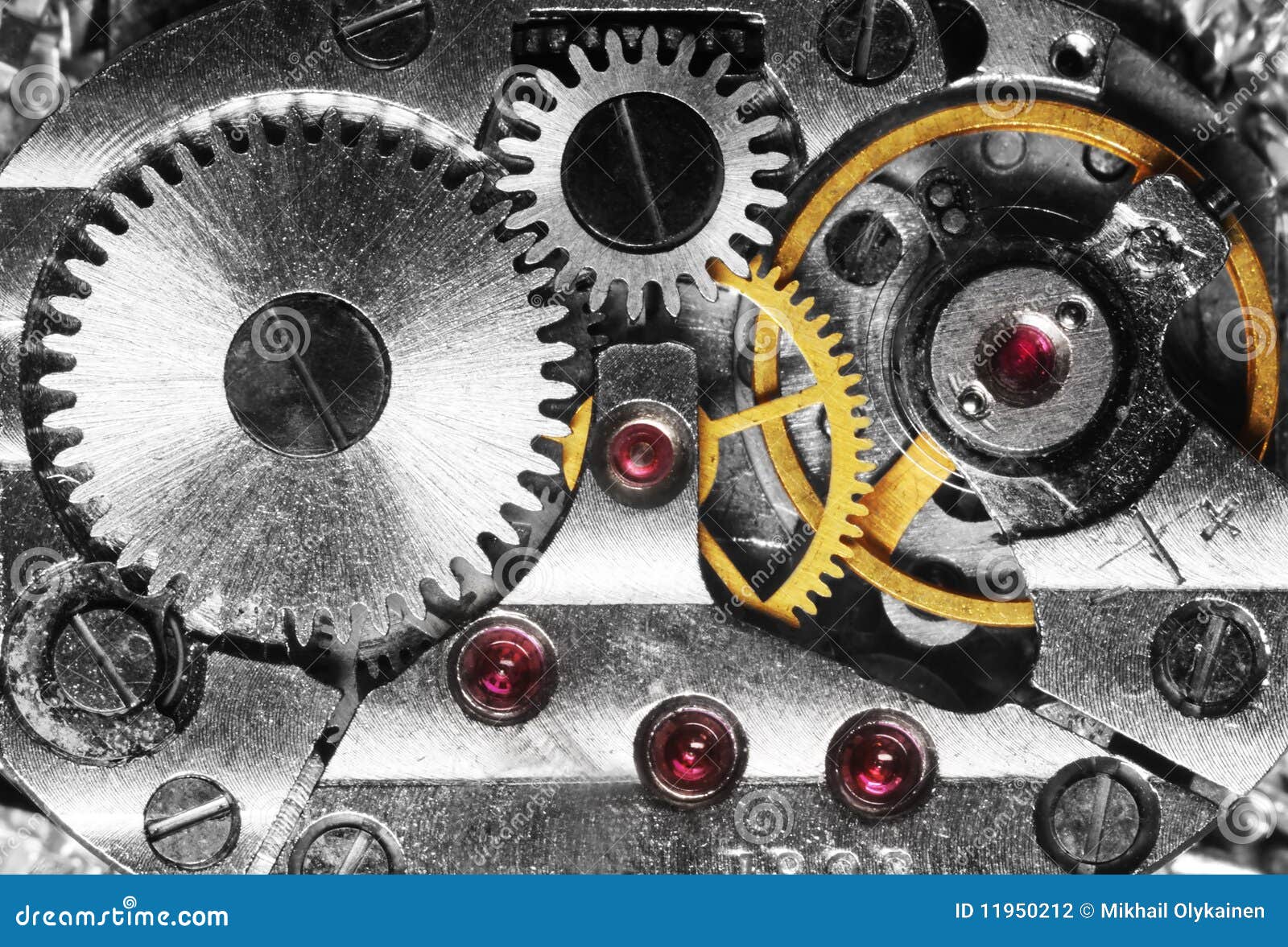 Clockwork stock photo. Image of structure, machine, pinion - 11950212