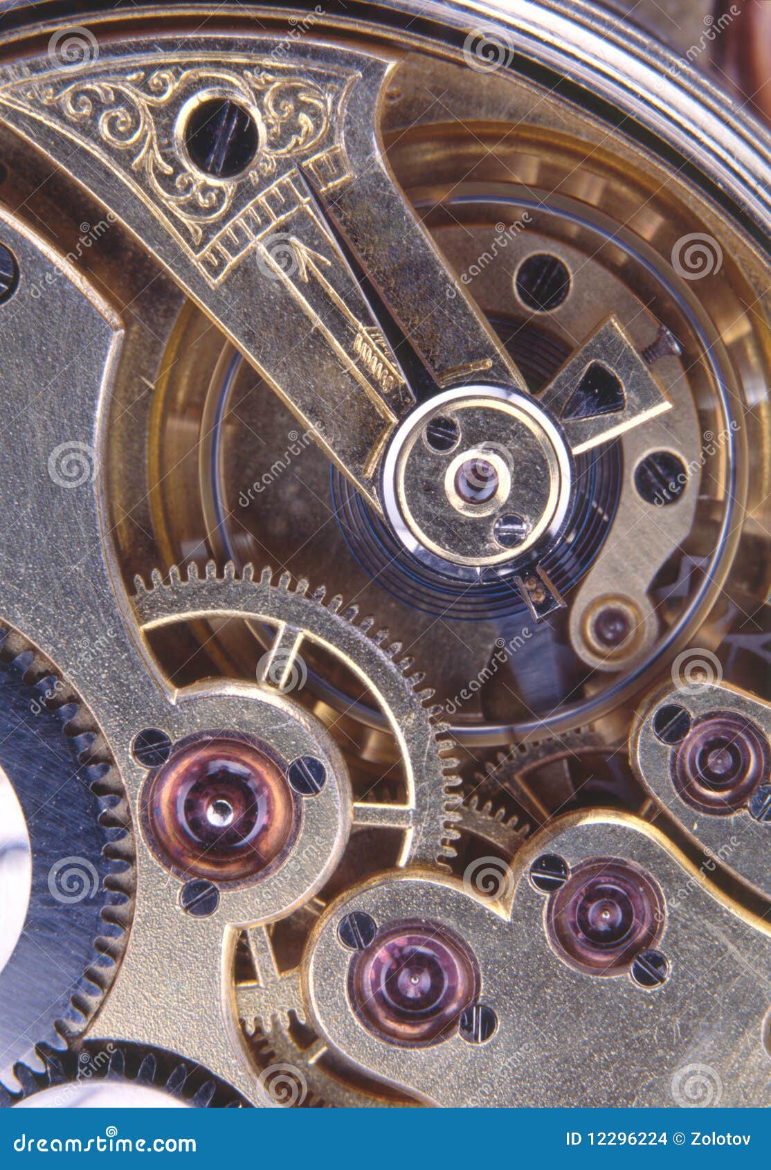 Clockwork stock photo. Image of work, equipment, gold - 12296224