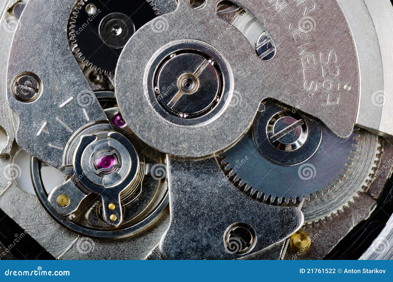 Clockwork stock photo. Image of parts, detail, close - 21761522
