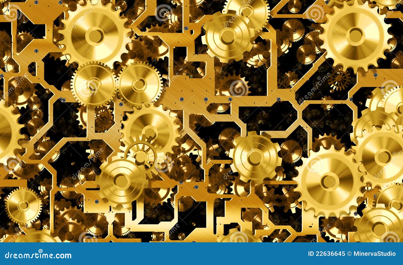 Clockwork stock illustration. Illustration of time, watch - 22636645