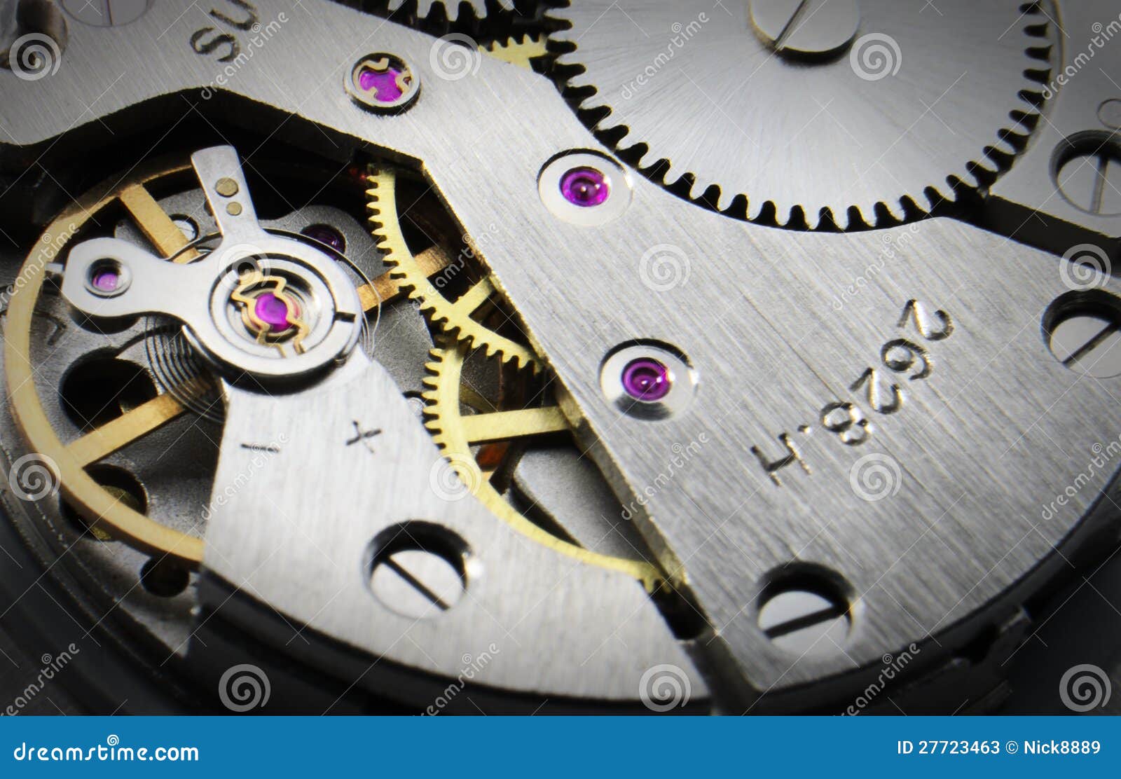 Clockwork stock image. Image of adjust, technology, background - 27723463
