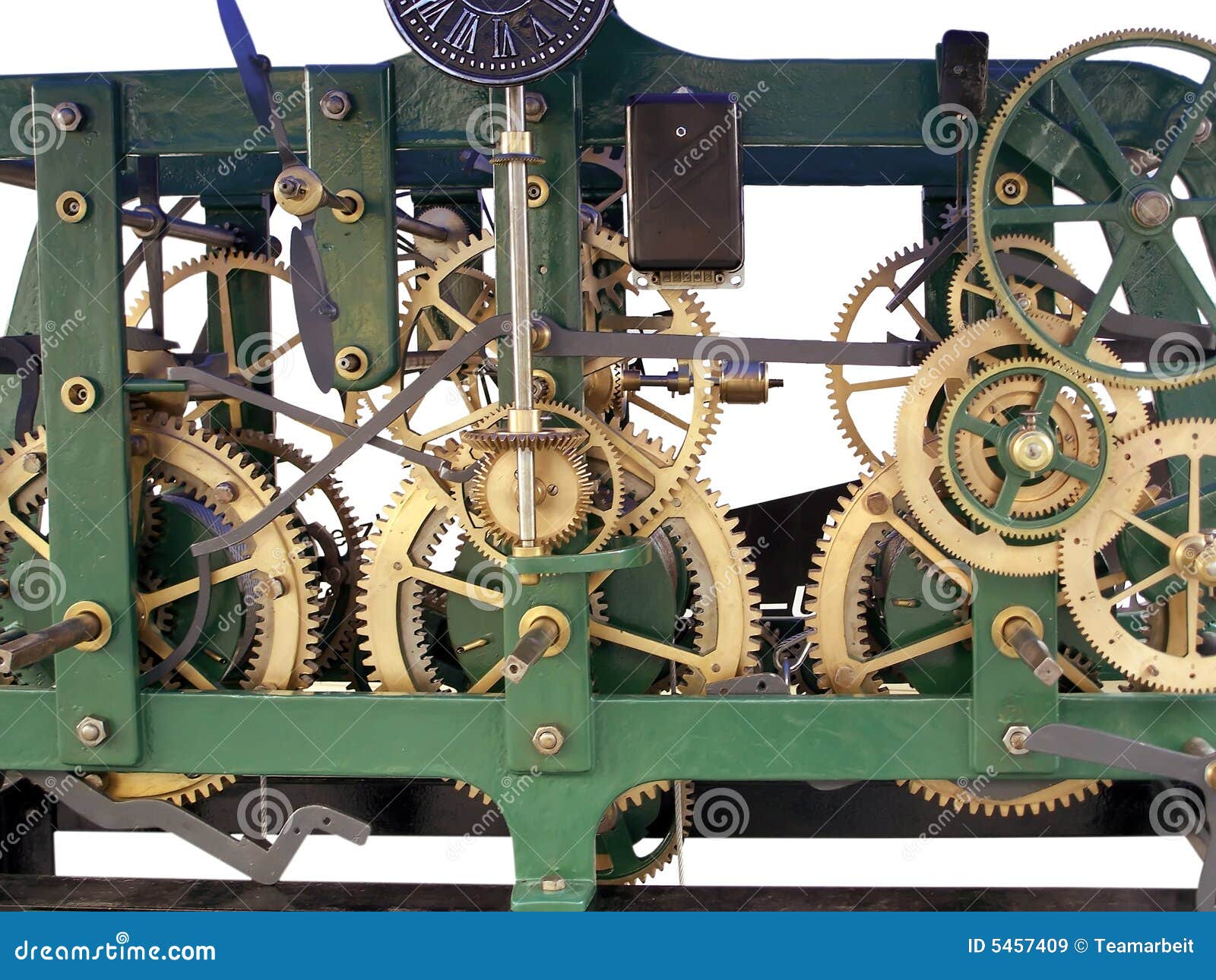 Clockwork stock image. Image of machinery, time, cogs - 5457409