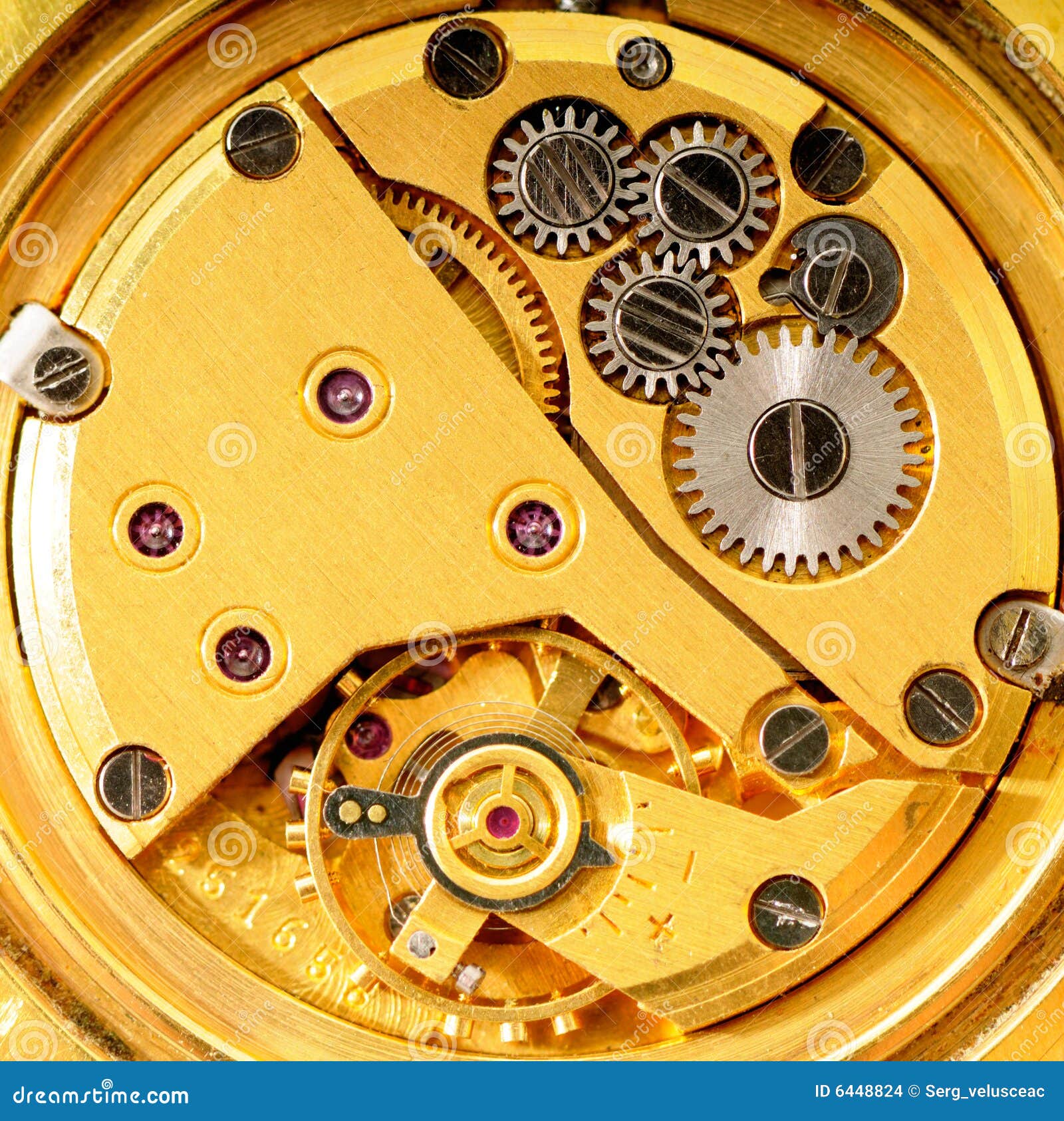 Clockwork stock photo. Image of manufacturing, gear, order - 6448824