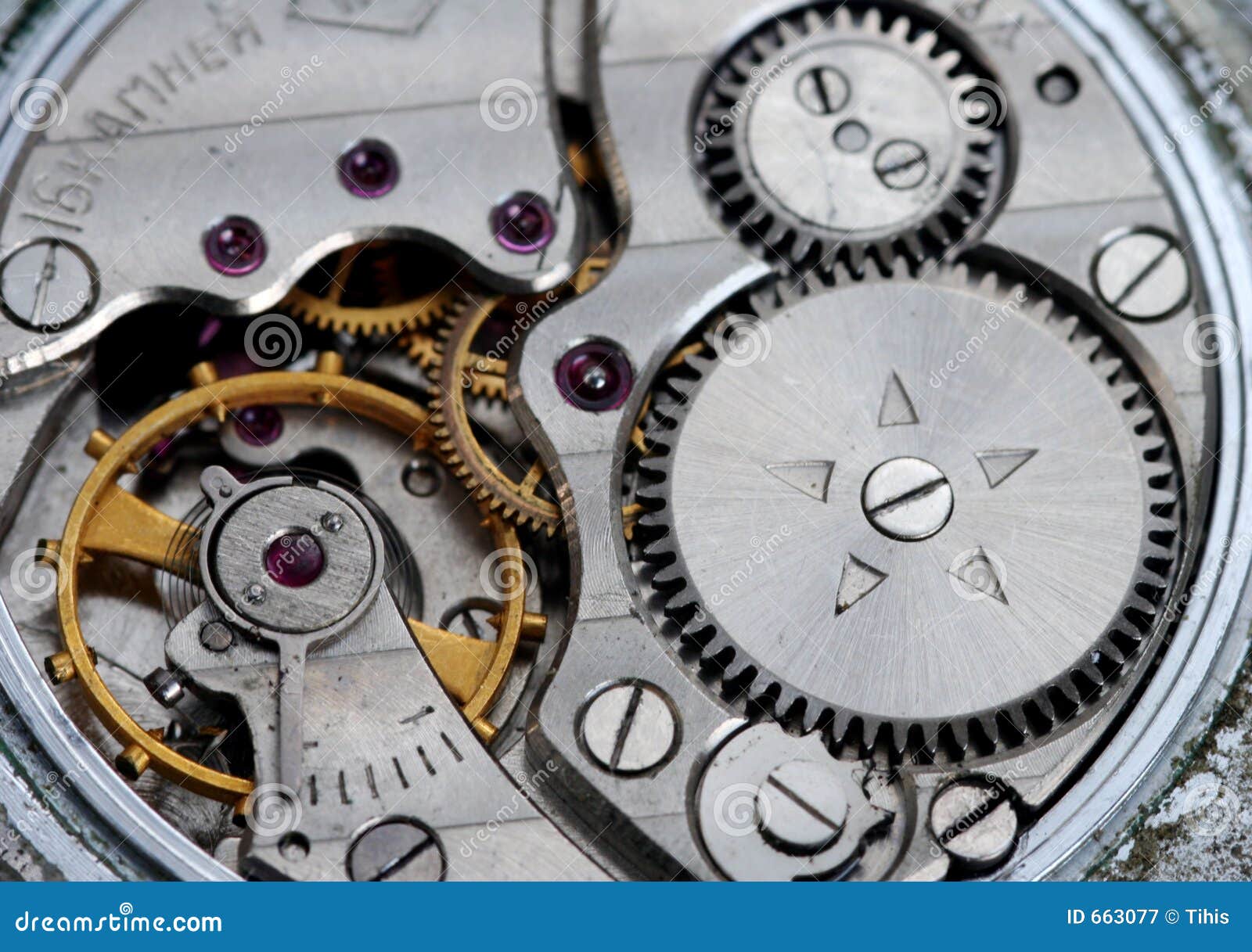 Clockwork stock image. Image of gear, pocket, time, minute - 663077