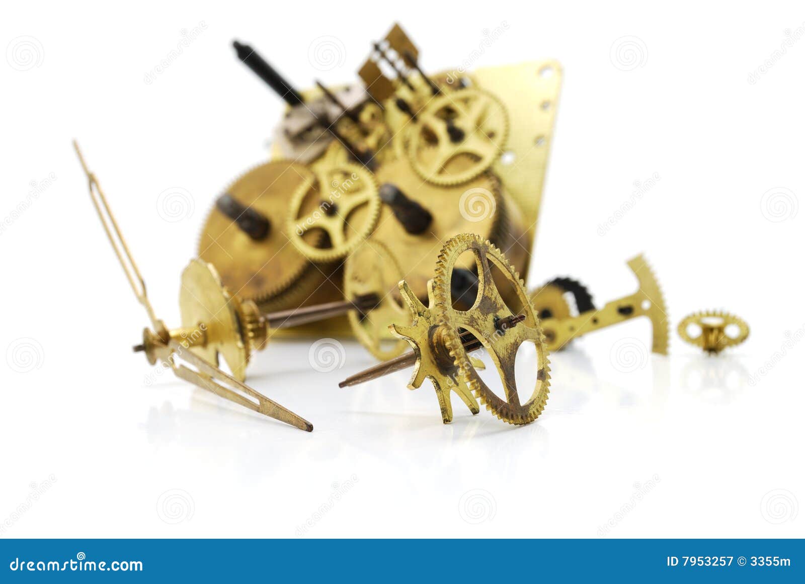 Clockwork stock image. Image of connection, white, workings - 7953257