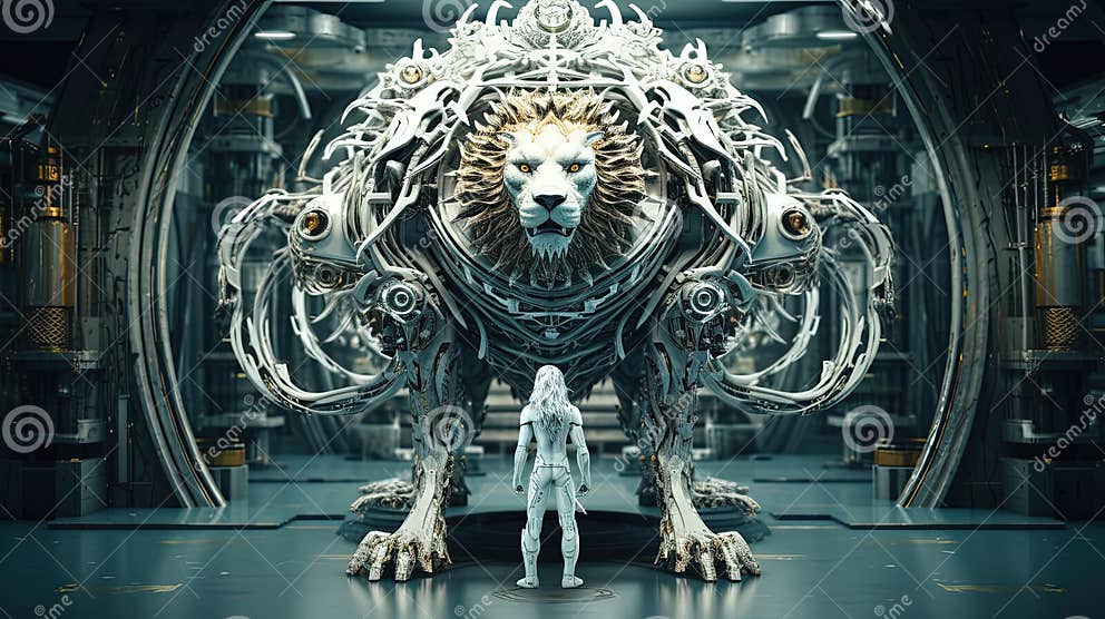 Clockwork Beast of the Steampunk Zoo Stock Illustration - Illustration ...